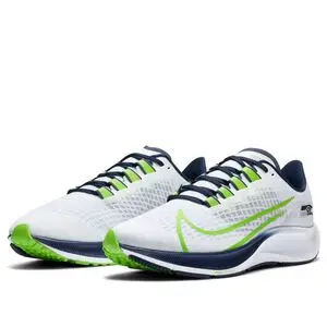 Nike Zoom Pegasus 37 "seattle Seahawks" Athletic Sneakers - Black/orange/volt