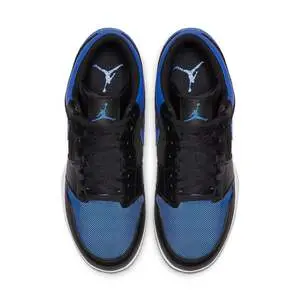JORDAN 1 Td Mid Cleat - Black/blue