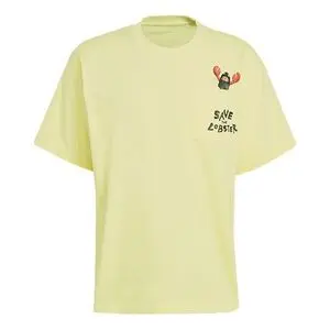 Adidas Originals Artist Tee Ss Dragon Pattern Pocket Short Sleeve - Yellow