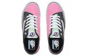 VANS Bess Ni 'throwback' Sneakers - Black/green/pink