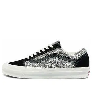 VANS Og Old Skool Lx 'dragon Paisley' Low Top Sneakers - Black/white