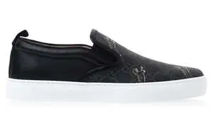 Gucci Gg Supreme Slip-on Sneakers With Tiger Motif