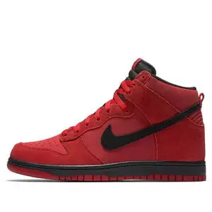 Nike Dunk High Sneakers - Red/black