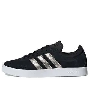 Adidas Vl Court 2.0 Platinum Metallic Sneakers - Black