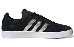 Adidas Vl Court 2.0 Platinum Metallic Sneakers - Black