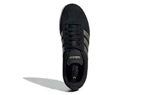 Adidas Vl Court 2.0 Platinum Metallic Sneakers - Black