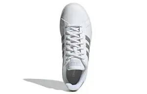 Adidas Grand Court Cloudfoam Lifestyle Sneakers - Cloud White/silver Metallic