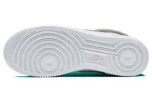 Nike Force 1 High Top Sneakers - Grey/green