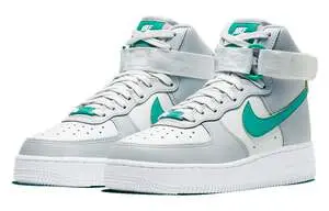 Nike Force 1 High Top Sneakers - Grey/green