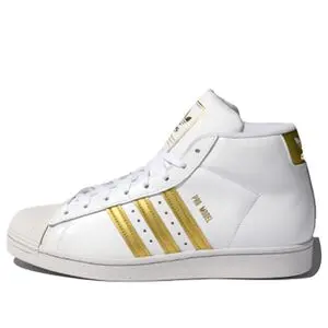 Adidas Adidas Originals Pro Model High Top Sneakers White/gold