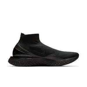 Nike Rise React Flyknit High Top Sneakers - Black