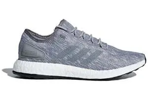 Adidas Pureboost "triple Grey" Low Top Sneakers - Grey/blue