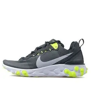 Nike React Element 55 Sneakers - Black/wolf Grey/volt