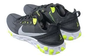 Nike React Element 55 Sneakers - Black/wolf Grey/volt