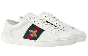 Gucci Ace Low Top Leather Sneakers