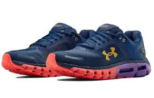 Under Armour Hovr Infinite 2 "blackout Navy Purple" Athletic Sneakers - Blue