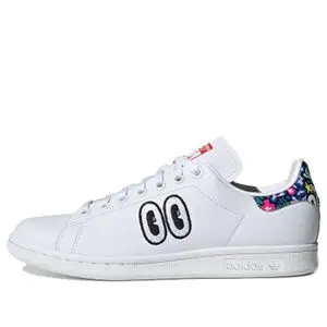 Adidas Hattie Stewart X Stan Smith 'eyes' Sneakers - White