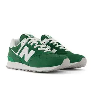 NEW BALANCE 574 "green" Athletic Sneakers - Green/white