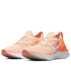Nike Epic React Flyknit 2 - White/orange