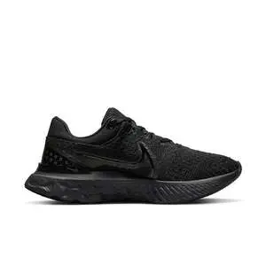 Nike React Infinity Run Flyknit 3 Athletic Sneakers - Black