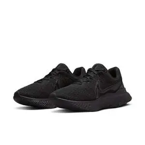 Nike React Infinity Run Flyknit 3 Athletic Sneakers - Black