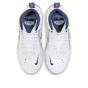 Nike Total Max Uptempo High Top Sneakers - White/blue