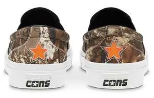 CONVERSE Realtree Camo X One Star Cc Pro Slip Cons Low Top Sneakers - Black