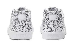 PUMA Clyde All Over Script Print Sneakers