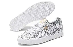 PUMA Clyde All Over Script Print Sneakers