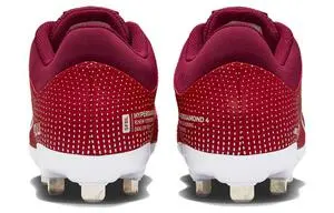 Nike Hyperdiamond 4 Athletic Cleats - Red/white