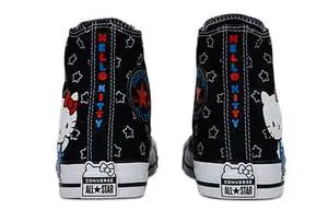 CONVERSE X Hello Kitty Chuck Taylor All Star High Top Sneakers - Black