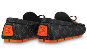 LOUIS VUITTON Monogram Driver Moccasins