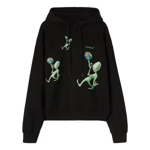 Off-White Alien Arrow Skate Hoodie - Black