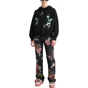 Off-White Alien Arrow Skate Hoodie - Black