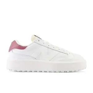 NEW BALANCE Ct302 Platform Sneakers - White/washed Burgundy/interstellar