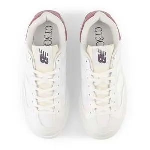 NEW BALANCE Ct302 Platform Sneakers - White/washed Burgundy/interstellar