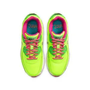 Nike Max 90 Leather "volt Fire Pink" Sneakers - Yellow