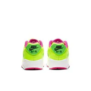 Nike Max 90 Leather "volt Fire Pink" Sneakers - Yellow