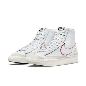 Nike Blazer Mid '77 "just Do It" High-top Sneakers - White/red