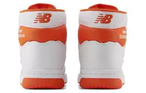 NEW BALANCE 480 High Top Sneakers - White/poppy