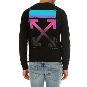 Off-White Gradient Arrows Sketch Long Sleeve Sweater