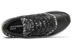 NEW BALANCE 997h Zebra Print Sneakers - Black