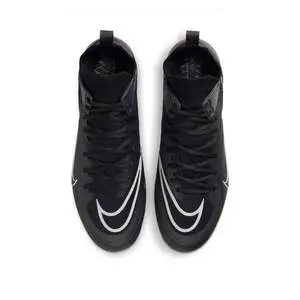 Nike Alpha Huarache Elite High Top Cleats - Black