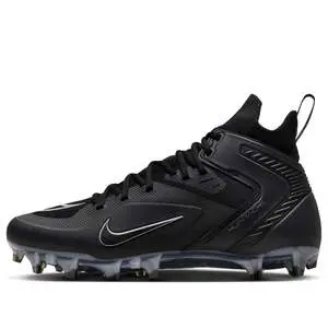 Nike Alpha Huarache Elite High Top Cleats - Black