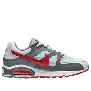 Nike Max Command "pure Platinum/gym Red" Sneakers - White/grey/red