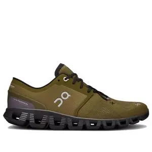 On Cloud X 3 Athletic Sneakers - Hunter/black