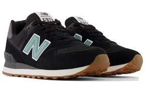 NEW BALANCE 574 Low Top Sneakers - Blackgreen