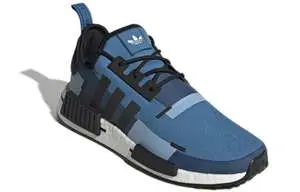 Adidas Pharrell X Nmd_r1 "focus Blue" Sneakers - Blue/black
