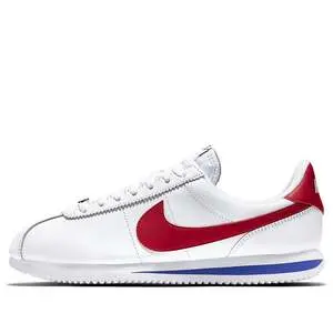 Nike Cortez Basic Leather Og "forrest Gump - White/red/royal