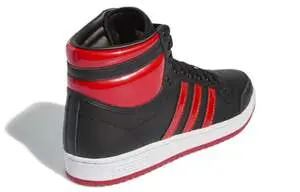 Adidas Top Ten High Top Sneakers - Core Black/vivid Red/cloud White